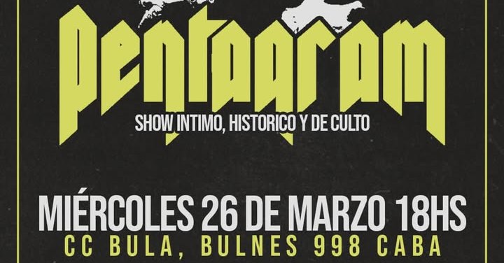 PENTAGRAM, nueva fecha - Nepenthe Rock Press